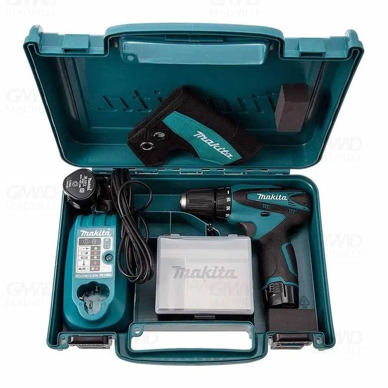 Parafusadeira Furadeira 220V Com 2 Baterias e Carregador e Maleta ...