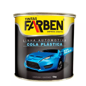 Massa/Cola Plástica Cinza 1kg